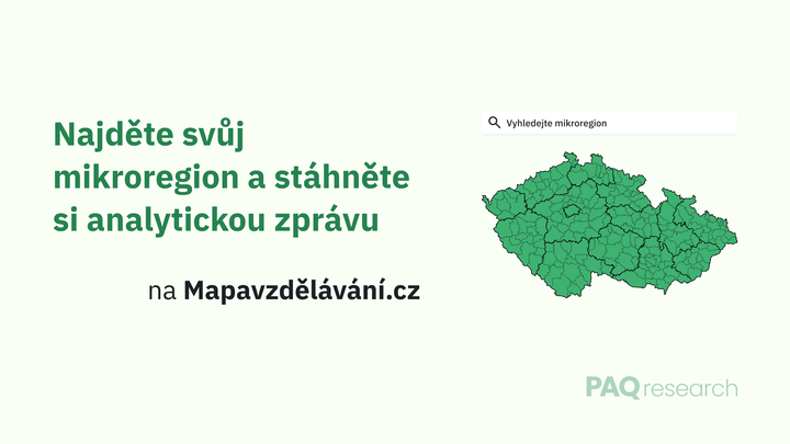 Analytické zprávy o vzdělávání pro všechny mikroregiony – Mapa ...